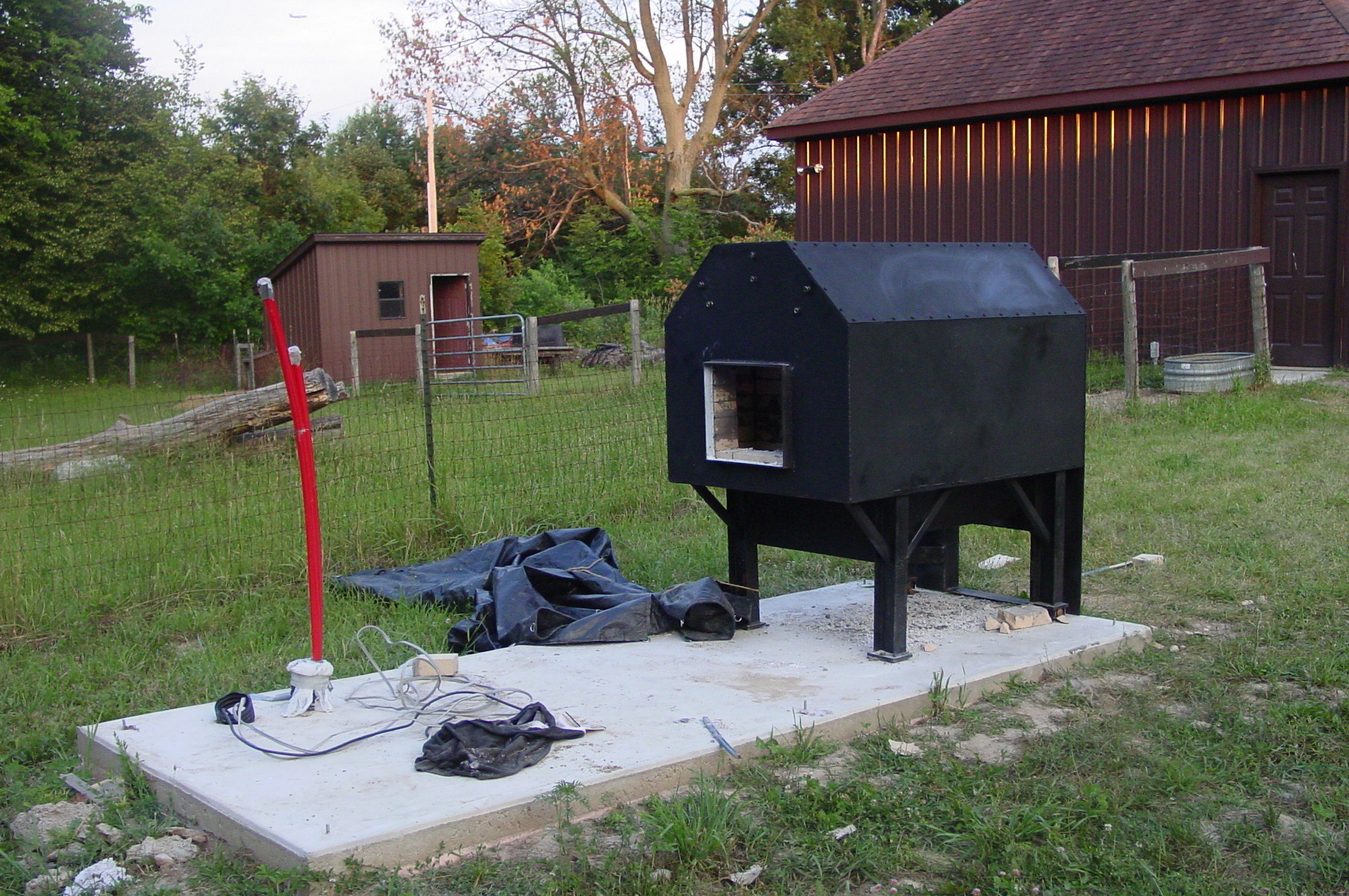 Home Built External Wood Furnace - DieselBob LLC